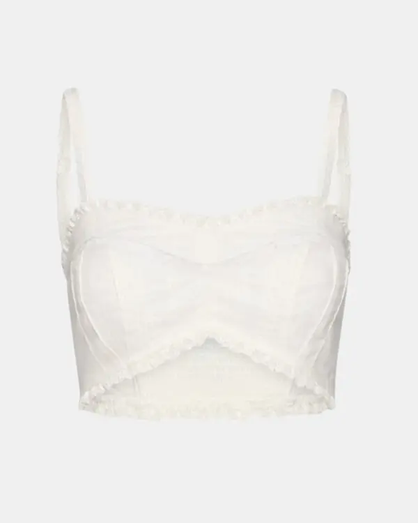 Steve Madden Elisse Top Sleeveless Cropped Tops