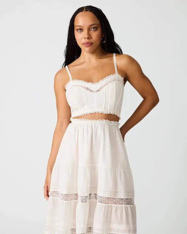 Steve Madden Elisse Top Sleeveless Cropped Tops