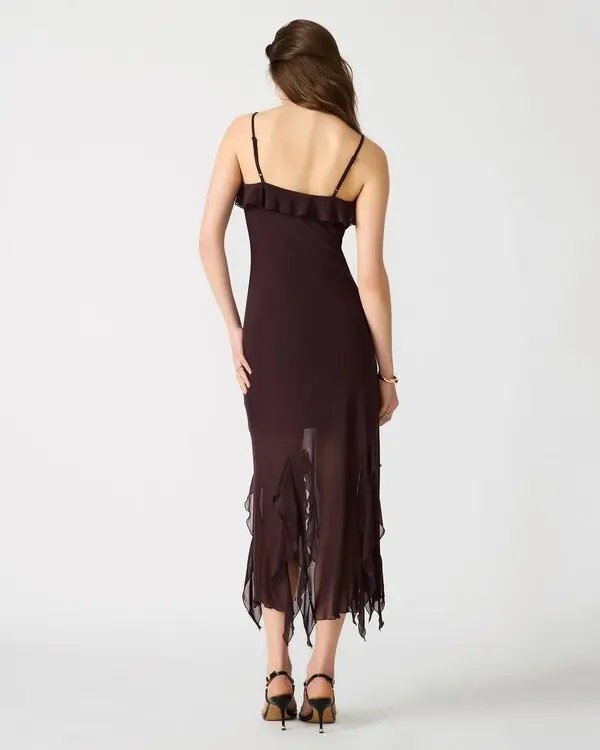Steve Madden Mariane Dress Sleeveless Mesh Dresses
