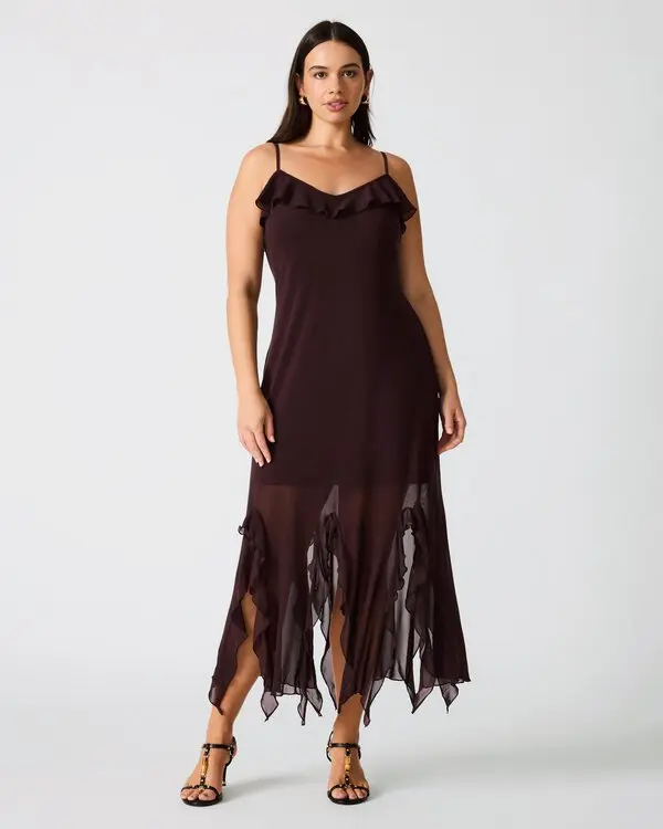 Steve Madden Mariane Dress Sleeveless Mesh Dresses
