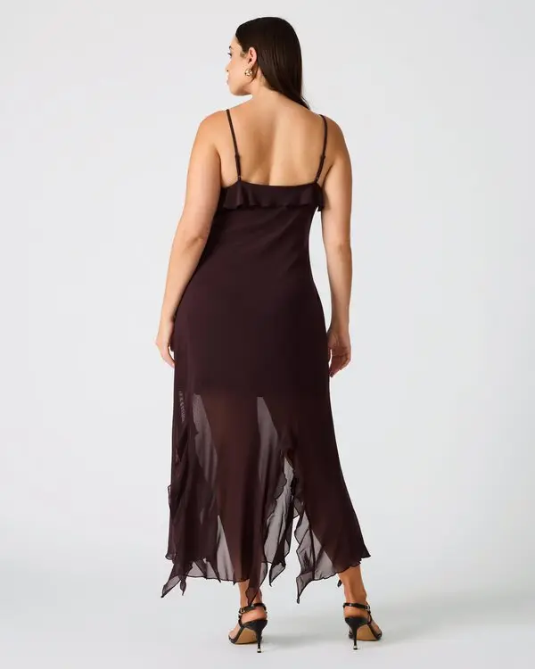 Steve Madden Mariane Dress Sleeveless Mesh Dresses