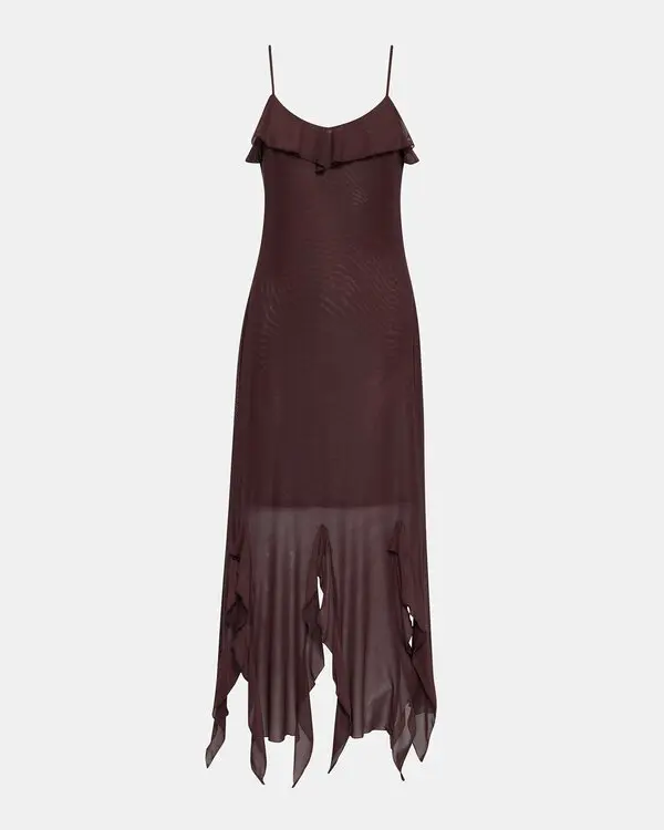 Steve Madden Mariane Dress Sleeveless Mesh Dresses
