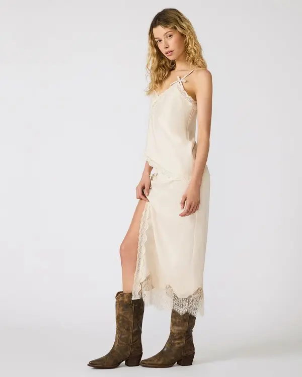 Steve Madden Lissandra Midi Skirt - Ivory