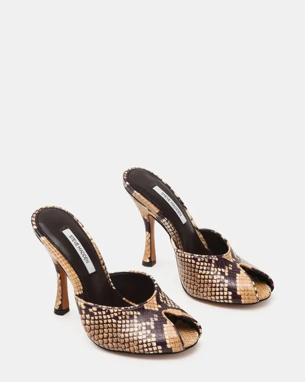Steve Madden Jules Peep Toe Mule Heels