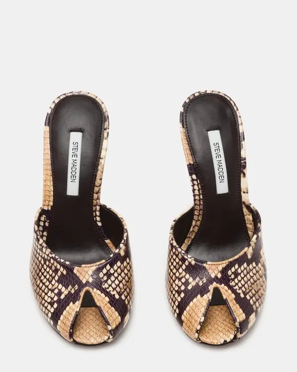 Steve Madden Jules Peep Toe Mule Heels