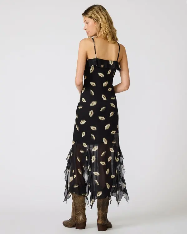 Steve Madden Mariane Dress Sleeveless Mesh Dresses