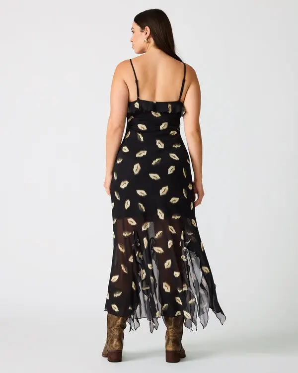 Steve Madden Mariane Dress Sleeveless Mesh Dresses