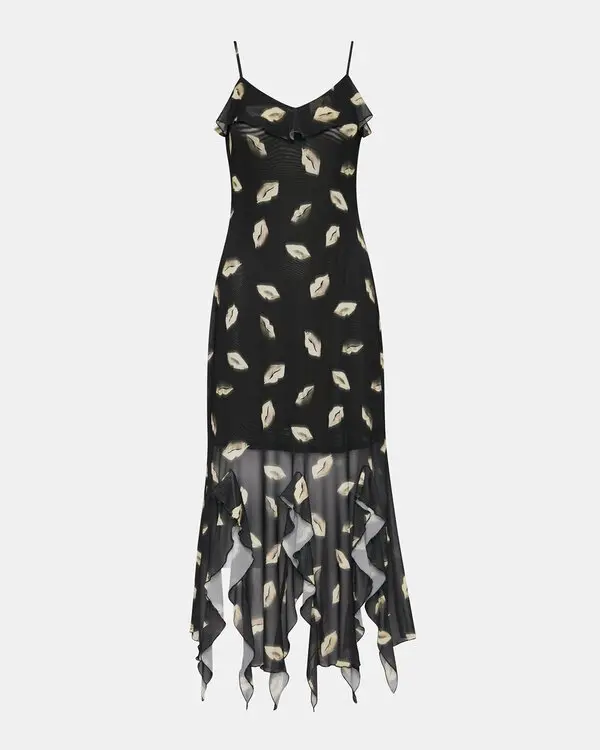 Steve Madden Mariane Dress Sleeveless Mesh Dresses