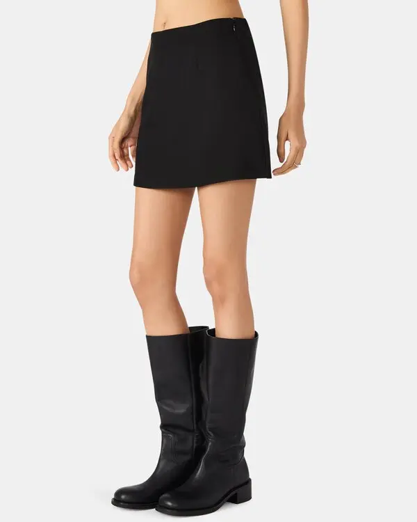 Steve Madden Cindi Essential Mini Skort - Black