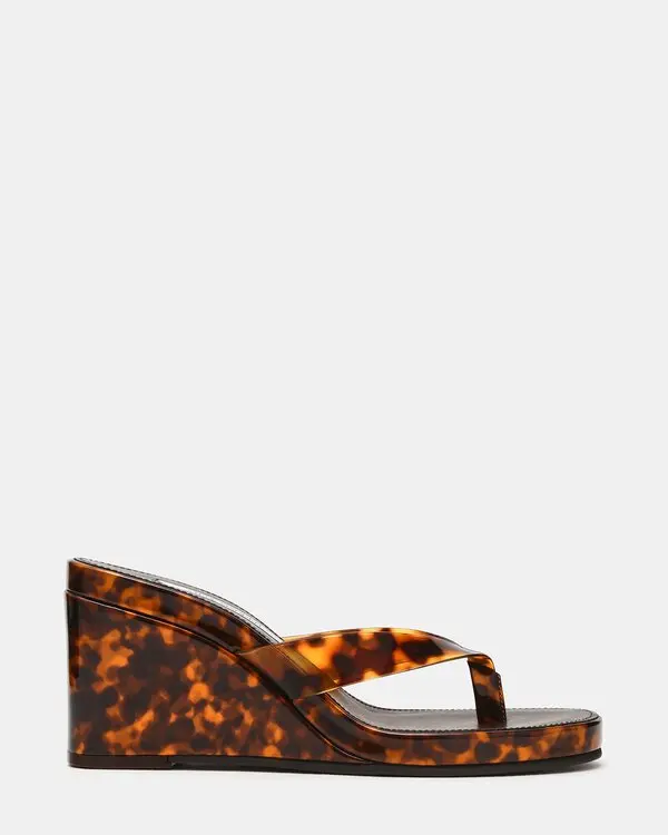 Steve Madden Playing Thong Sandals - Tortoise