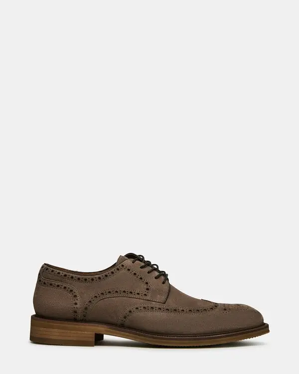 Steve Madden Esteban Perforated Suede Lace-up Dress Shoes