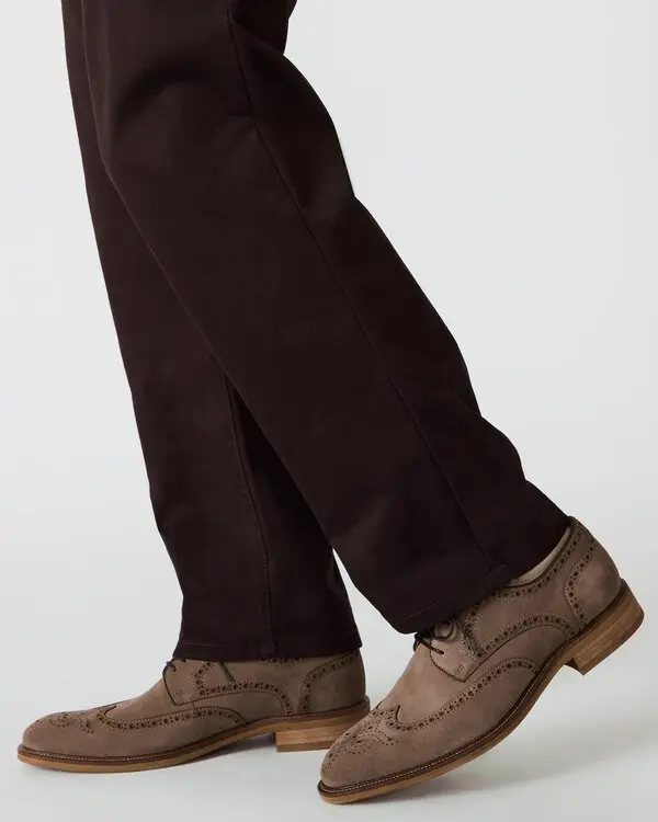 Steve Madden Esteban Perforated Suede Lace-up Dress Shoes