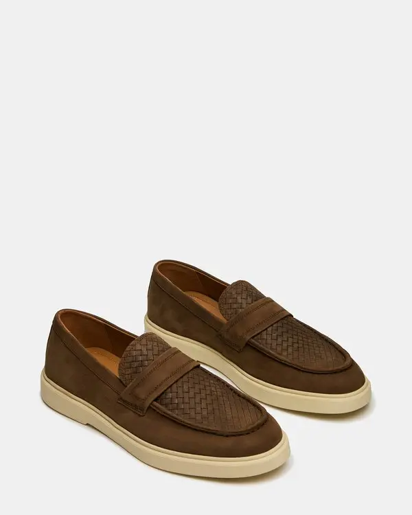 Steve Madden Paul Slip-on Loafers - Brown