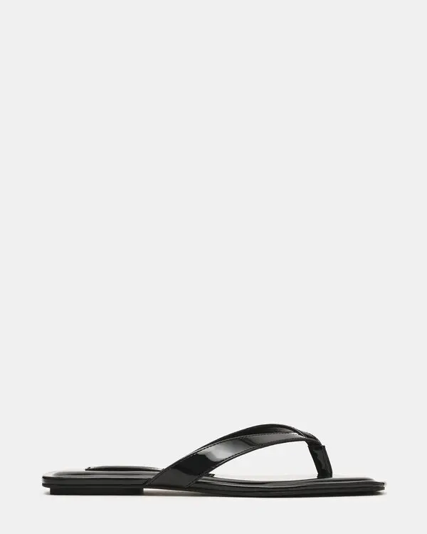 Steve Madden Trella Thong Sandals - Black