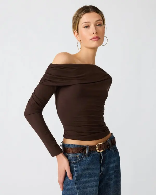 Steve Madden Ryder Knit Top Long Sleeve
