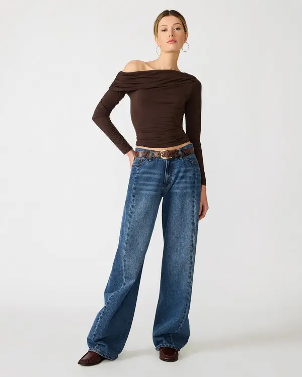 Steve Madden Ryder Knit Top Long Sleeve