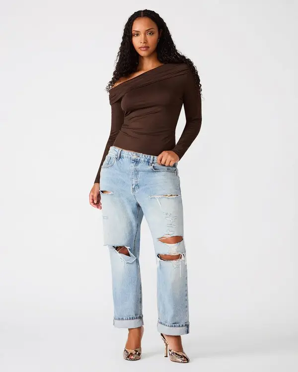 Steve Madden Ryder Knit Top Long Sleeve