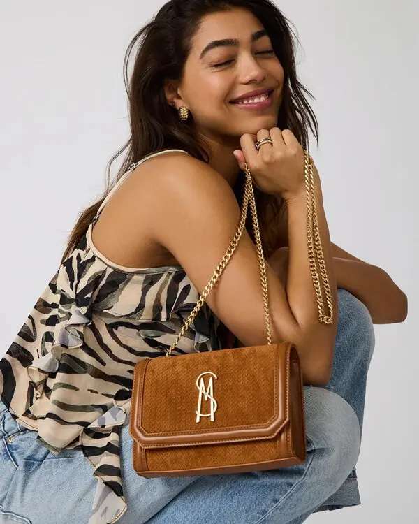 Steve Madden Larisa Python Bag Bone/multi