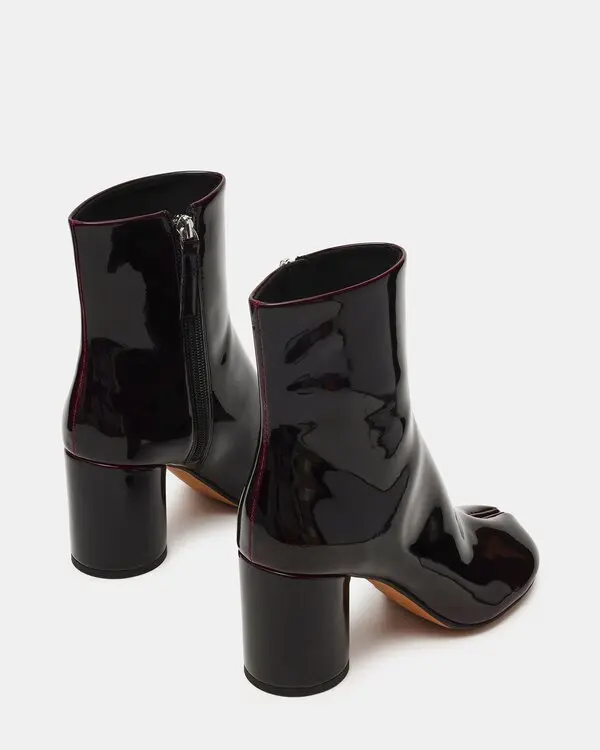 Steve Madden Caro Patent Tabi Block Heel Booties
