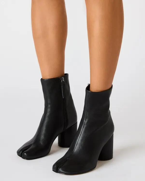 Steve Madden Caro Patent Tabi Block Heel Booties