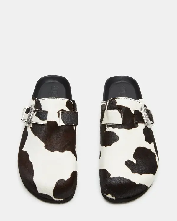 Steve Madden Wooly Slip-on Casual Shoes With Western Buckle Detail