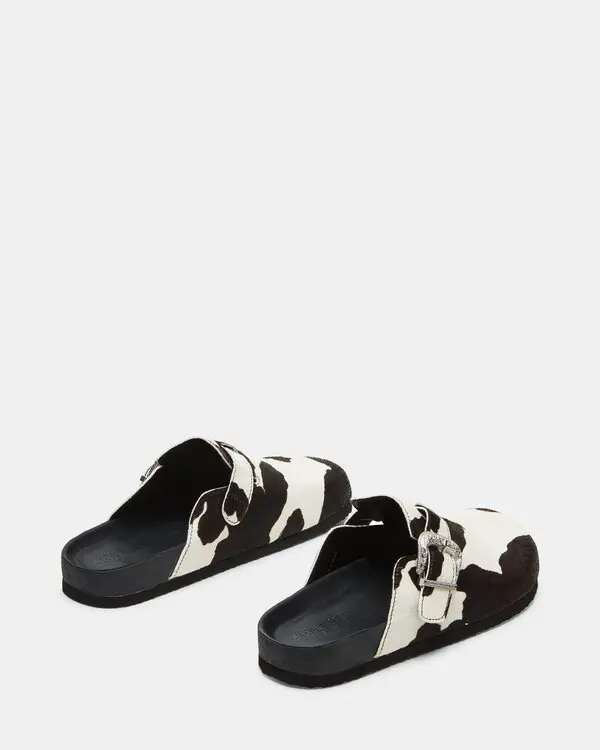 Steve Madden Wooly Slip-on Casual Shoes With Western Buckle Detail