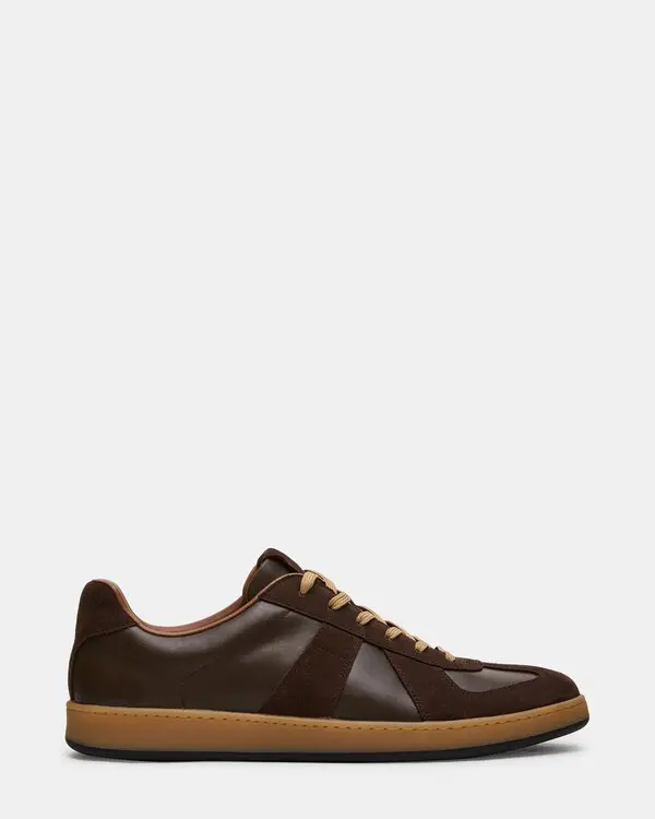 Steve Madden Damar Lace-up Sneakers - Brown