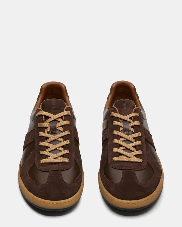 Steve Madden Damar Lace-up Sneakers - Brown