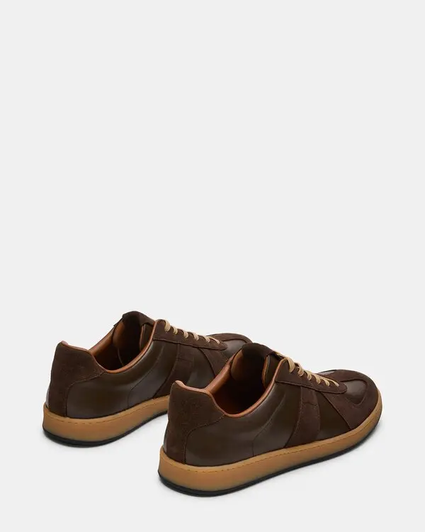 Steve Madden Damar Lace-up Sneakers - Brown