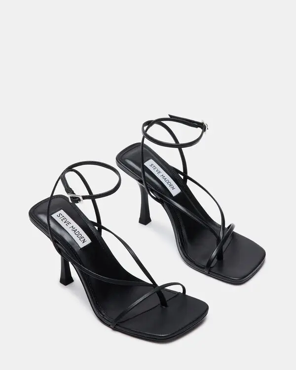 Steve Madden Annie Strappy Stiletto Thong Heels