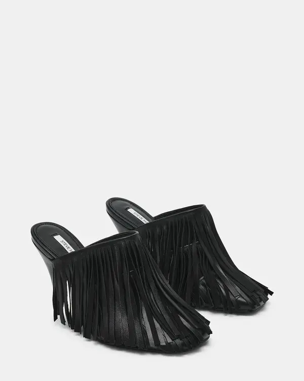Steve Madden Fringe Mule Heels