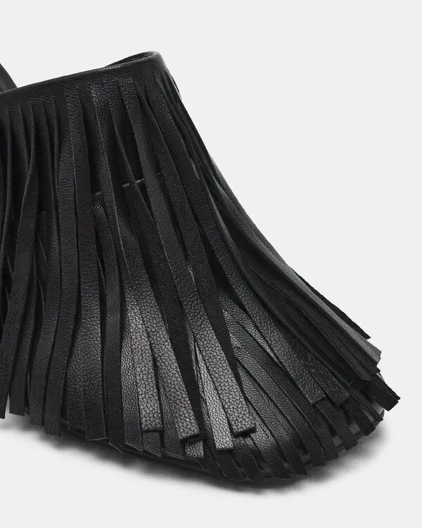 Steve Madden Fringe Mule Heels