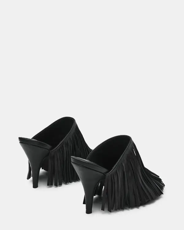 Steve Madden Fringe Mule Heels