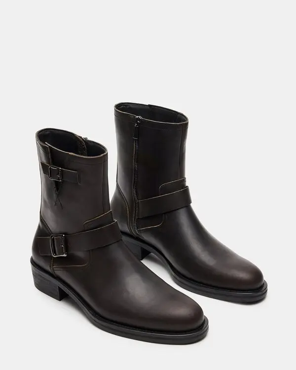 Steve Madden Neville Black/grey Ankle Boots