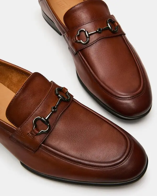 Steve Madden Schmooze Slip-on Loafers With Horsebit Hardware