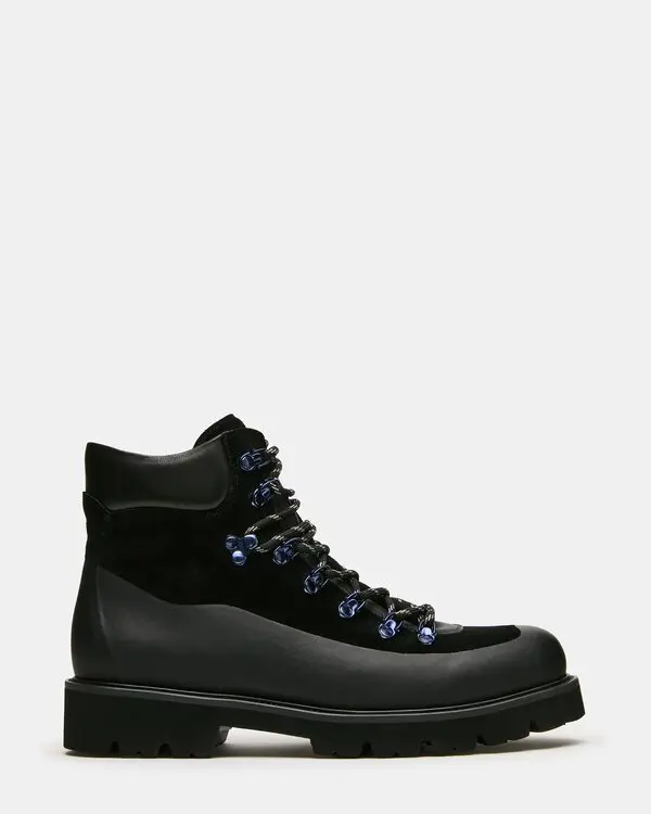 Steve Madden Galen Lace-up Boots - Black