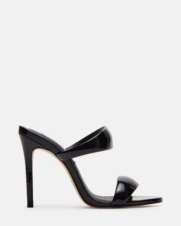 Steve Madden Saturn Mule Stiletto Heel - Black