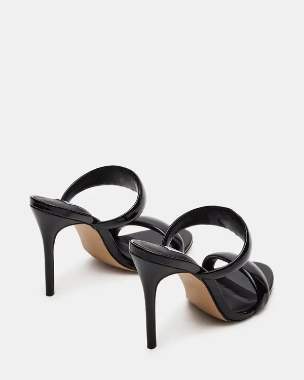 Steve Madden Saturn Mule Stiletto Heel - Black
