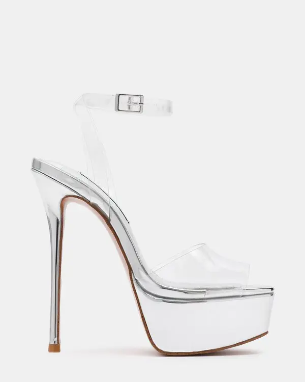 Steve Madden Jezzica Heels - Clear
