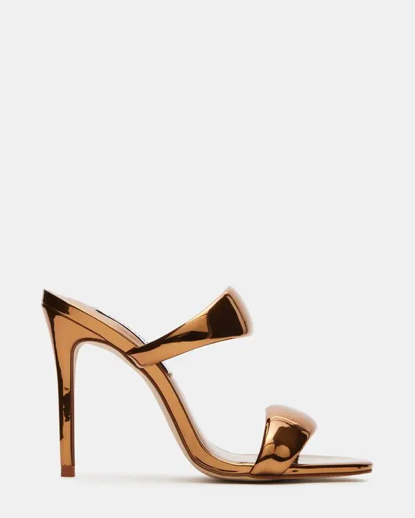 Steve Madden Saturn Mule Heels - Bronze