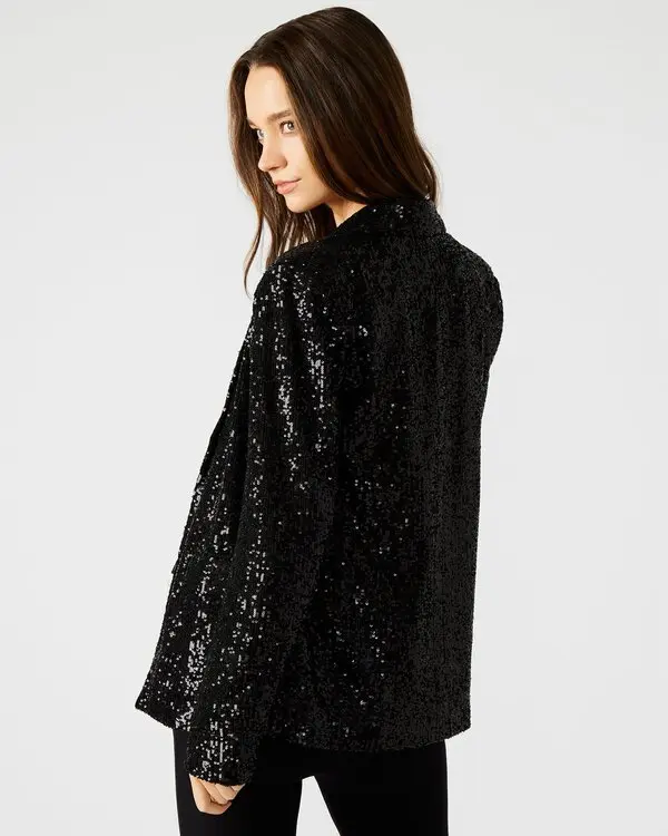 Steve Madden Payton Sequin Blazer Long Sleeve Blazers Jackets & Coats