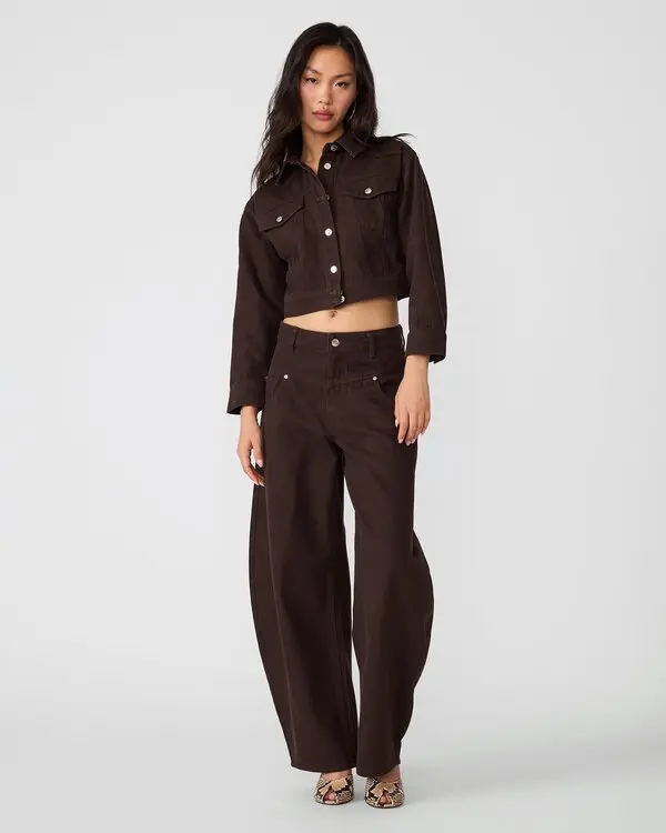 Steve Madden Dove Jacket Long Sleeve Button Up Jackets & Coats