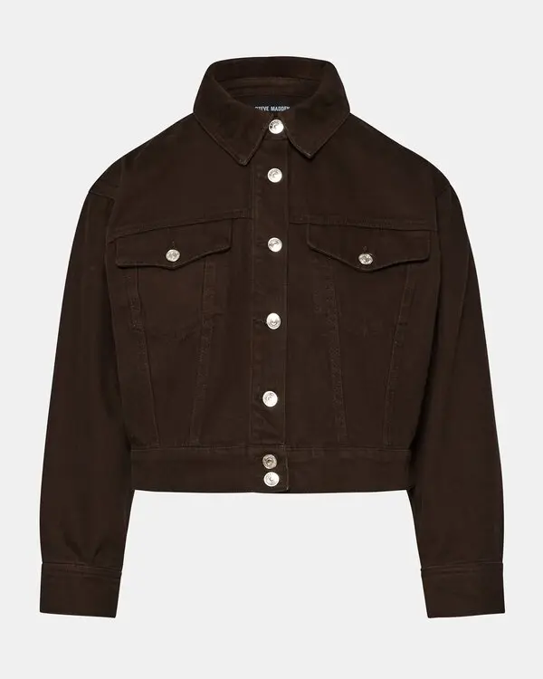 Steve Madden Dove Jacket Long Sleeve Button Up Jackets & Coats