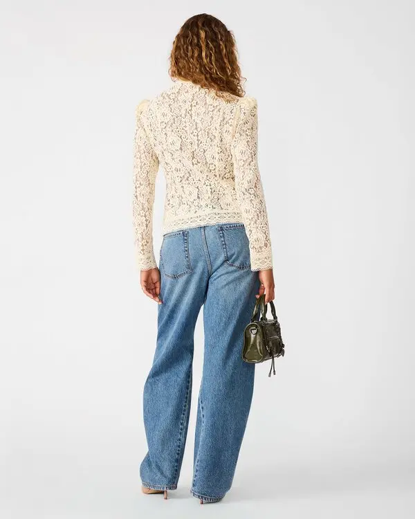 Steve Madden Aberdeen Top Long Sleeve Button Up Tops