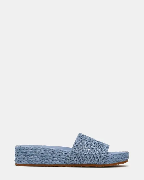 Steve Madden Jemmy Mule Sandals - Blue