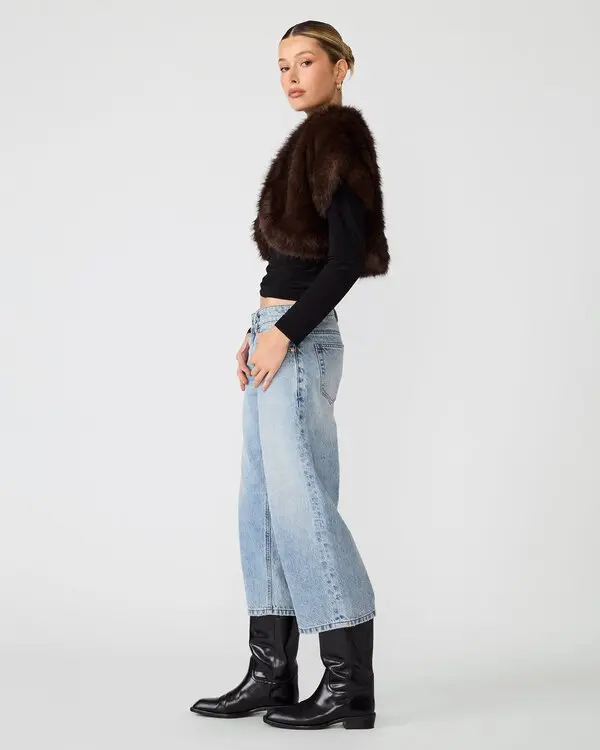 Steve Madden Jalen Bolero Short Sleeve Cropped Jackets & Coats