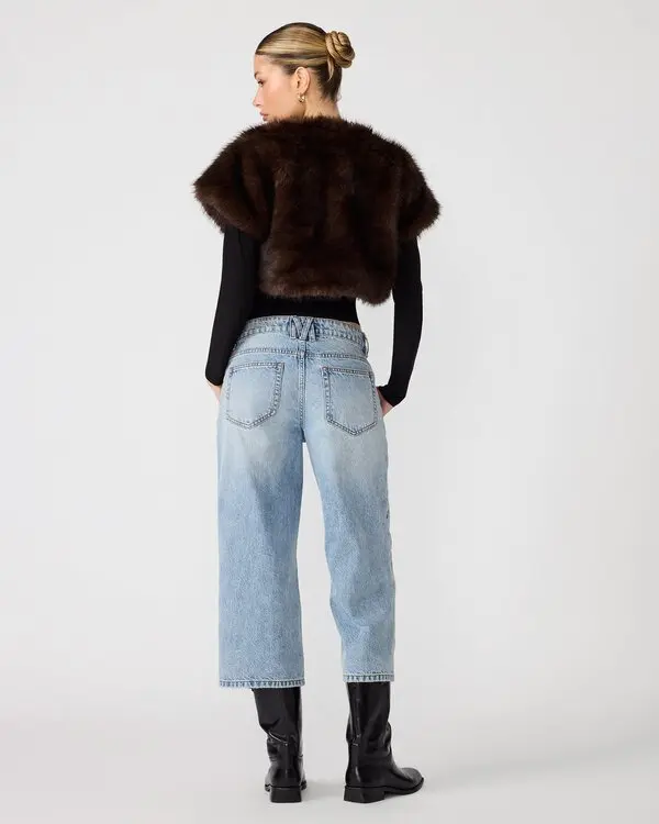 Steve Madden Jalen Bolero Short Sleeve Cropped Jackets & Coats