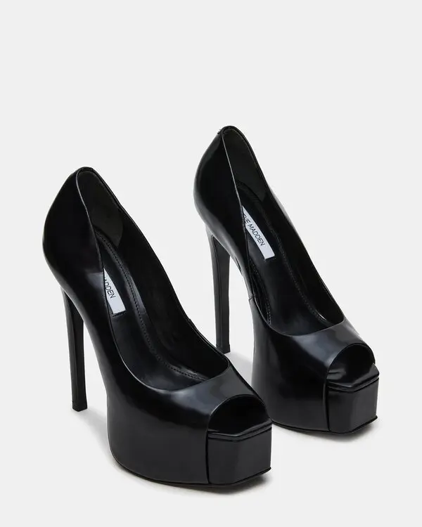 Steve Madden Stelan Platform Stiletto Heels - Black