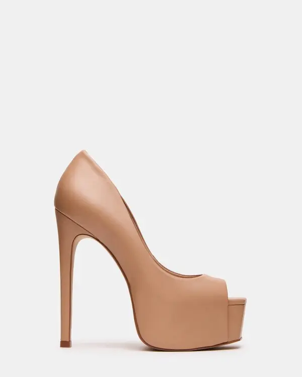 Steve Madden Stelan Platform Stilettos - Tan