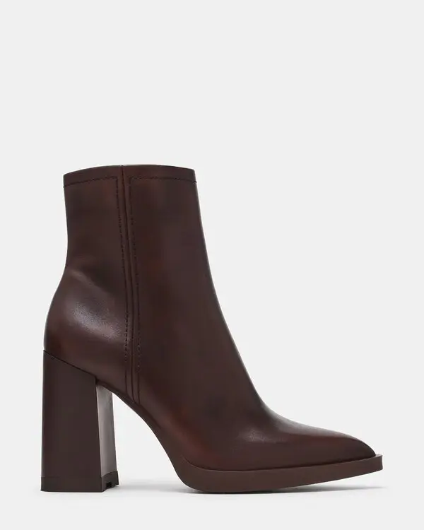 Steve Madden Harden Pointed Toe Block Heel Ankle Booties